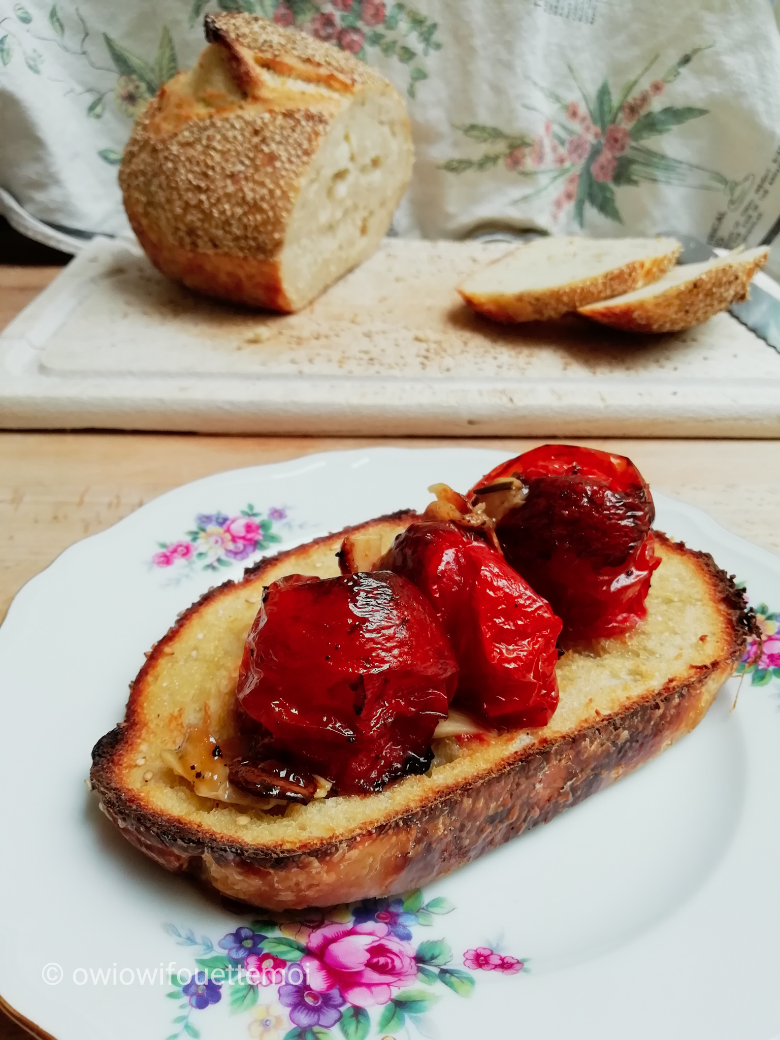 Les Tomates Rôties à l’Ail – Owi Owi Fouette-Moi